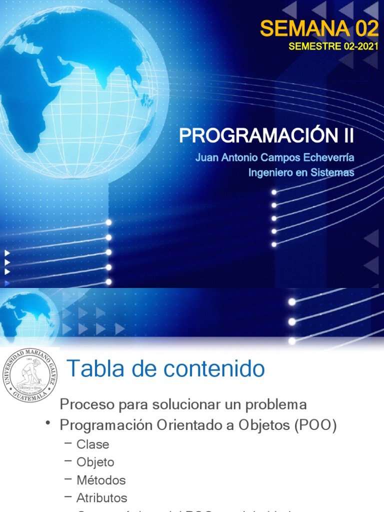 Sesion-02-2021-Programación Ii | PDF | Programación orientada a objetos | Objeto (informática)