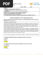 Ensayo SIMCE Lenguaje 2 Medio CON RESPUESTAS | PDF