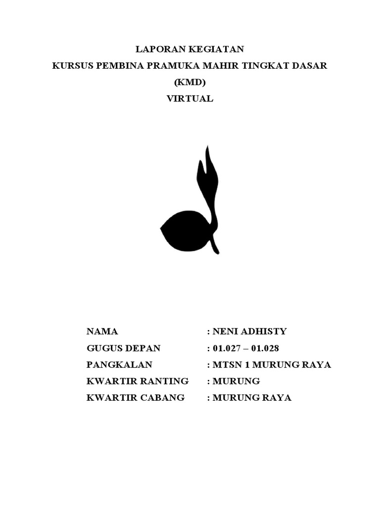 Neni Adhisty - Laporan Kegiatan Peserta KMD 2020 | PDF