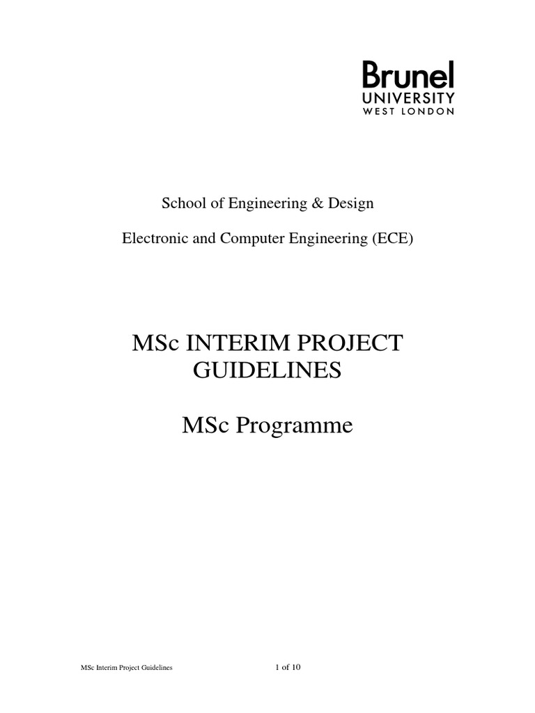 Interim Project Guidelines0 | Download Free PDF | Thesis | Libraries