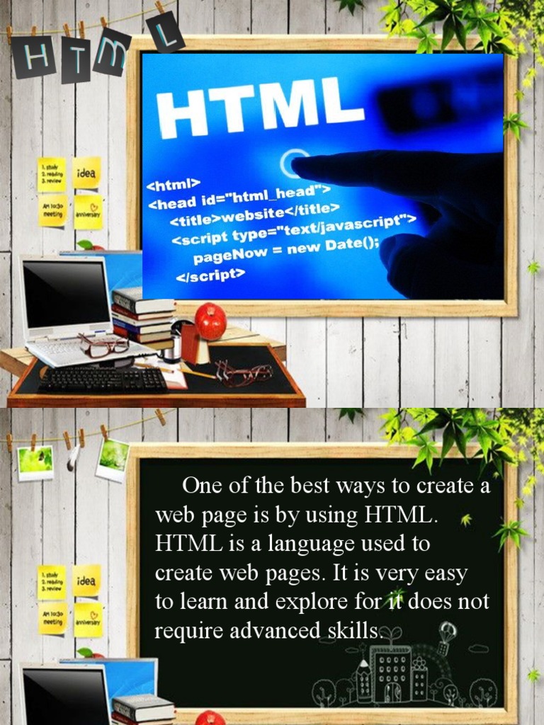 Creating A Personal Web Page Using HTML | PDF | Html Element | Html