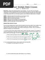 Answer Key - Genetic Packet | PDF | Dominance (Genetics) | Genotype