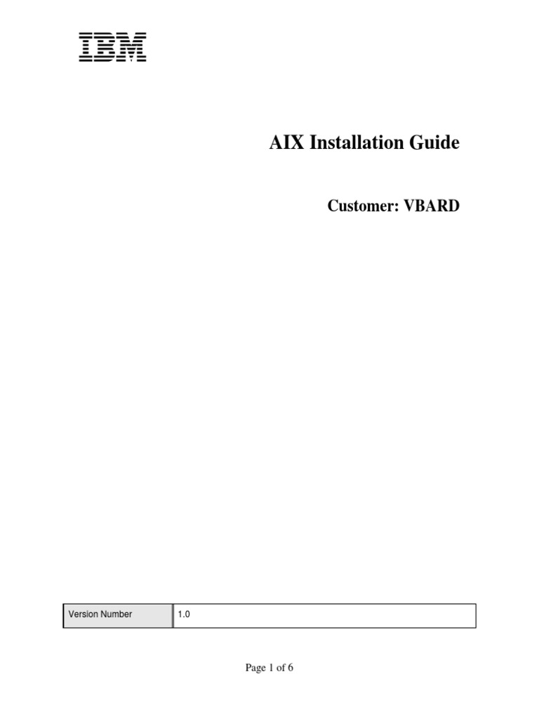 AIX Installation Guide | PDF | Booting | Command Line Interface