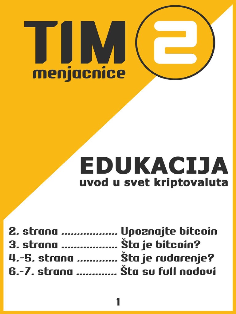 Uvod U Kriptovalute | PDF