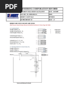 Davit Design Calculation: L 1 D V H V H V D | PDF | Bending | Stress (Mechanics)