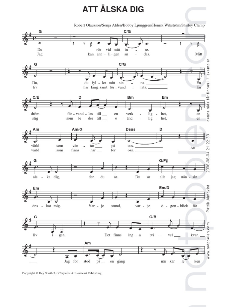 Att älska dig | PDF