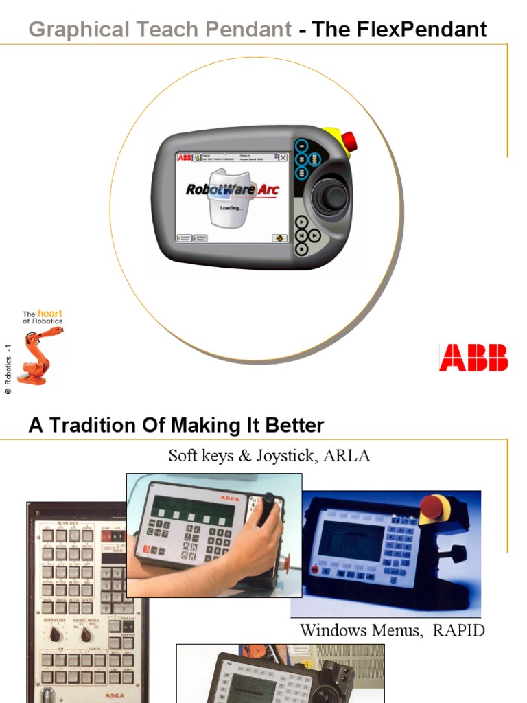 Graphical Teach Pendant: - The Flexpendant | PDF | User Interface ...