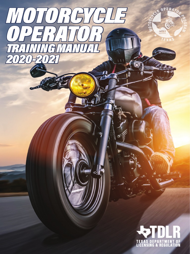 TDLR Motorcycle Operators Manual | PDF | Motorcycle | Driver's License