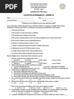 STATISTICS AND PROBABILITY Reviewer With Answer and Solutions | PDF | Teaching Methods & Materials