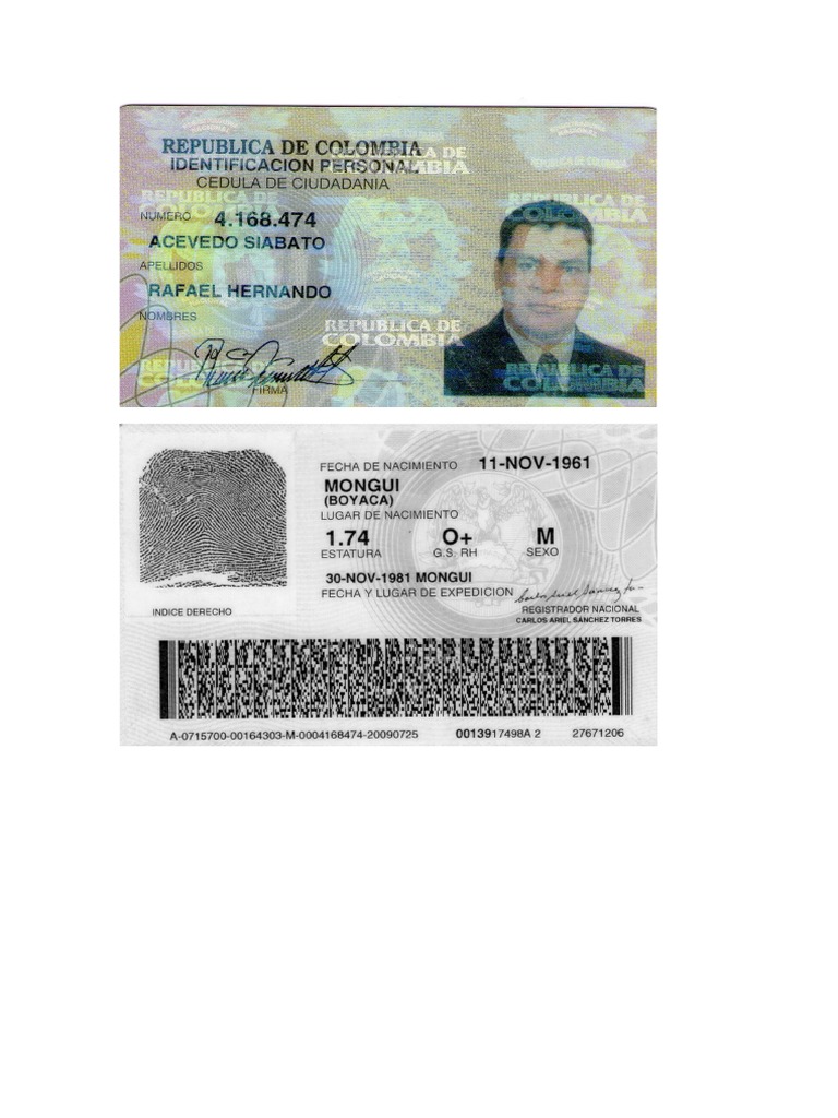 Cedula Al 150% Rafa | PDF