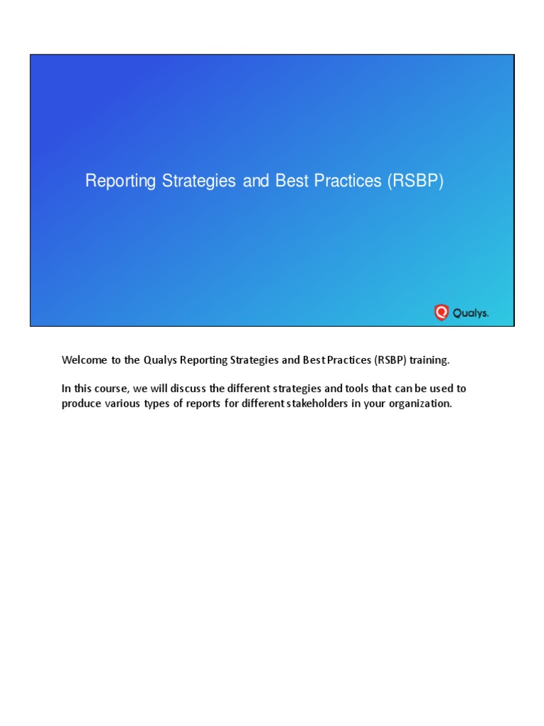 RSBP Slides For Lab Tutorials - V2 | PDF | Cloud Computing | Vulnerability (Computing)