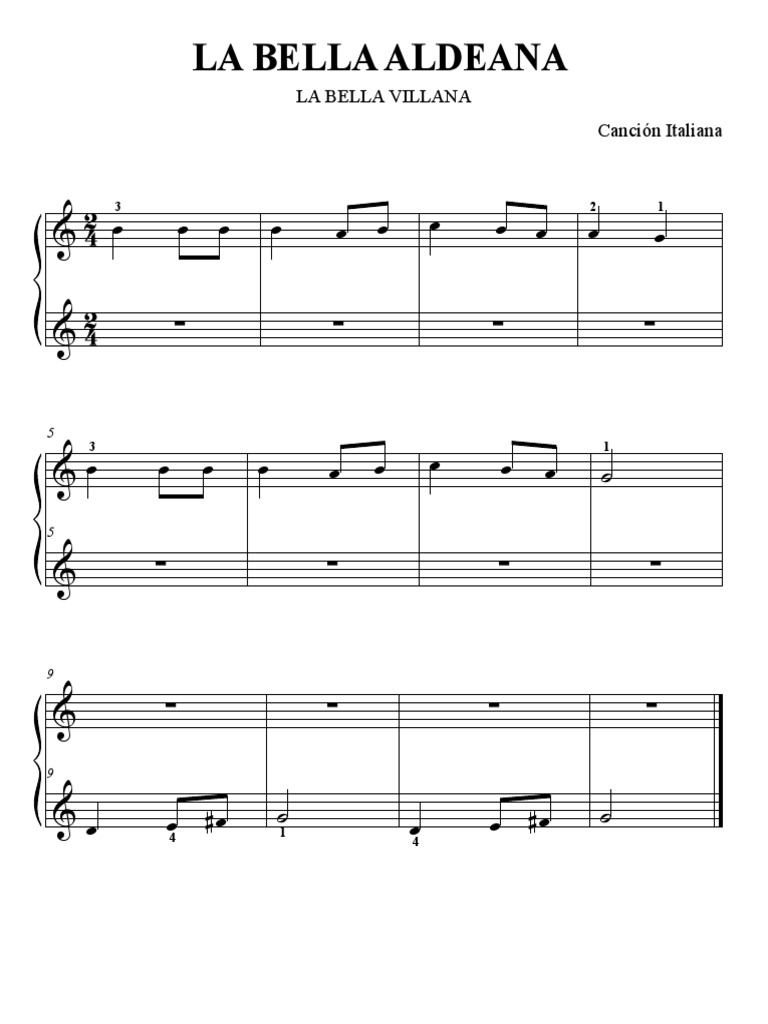 La Bella Aldeana PDF | PDF