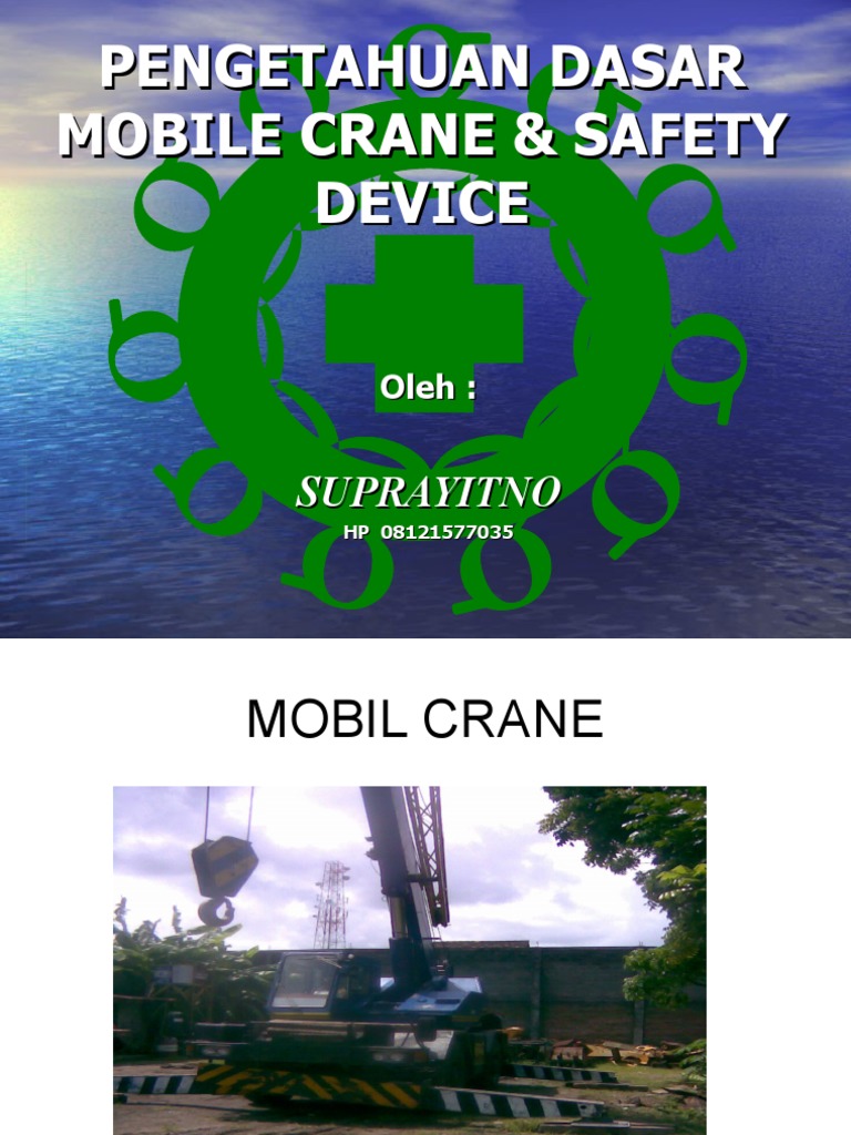 Pengetahuan Dasar Mobile Crane | PDF