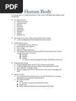 Grade 6 Human System Notes | PDF | Human Body | Human Digestive System