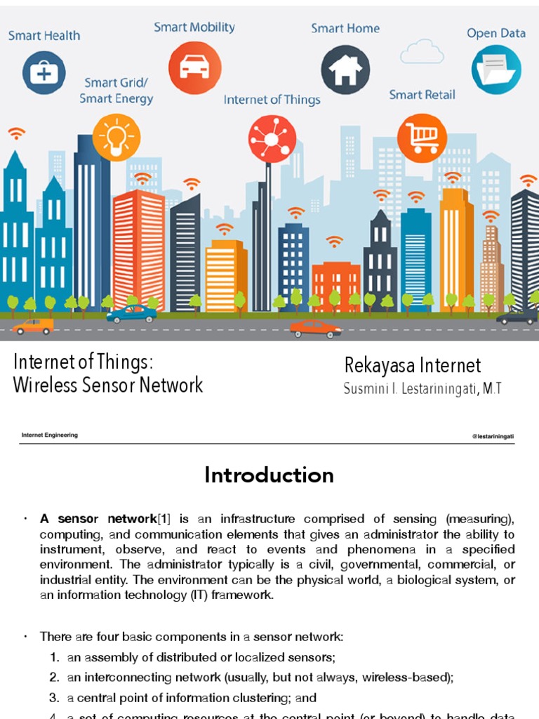 Week 2 RI Wireless Sensor Network | PDF | Wireless Sensor Network ...