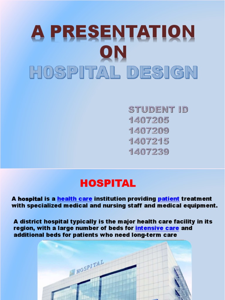 A Presentation ON | PDF | Hospital | Patient