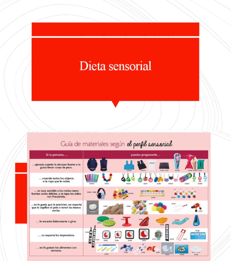 Dieta Sensorial | PDF