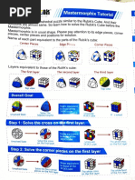 Rubik's Cube Instructable | PDF | Logic Puzzles | Teaching Mathematics