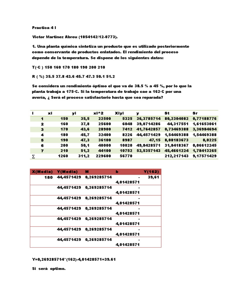 Practica Metodos Numericos | PDF | Matemáticas | Álgebra