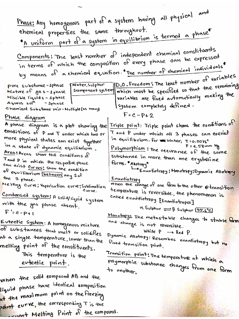 Phase Cheat Sheet | PDF