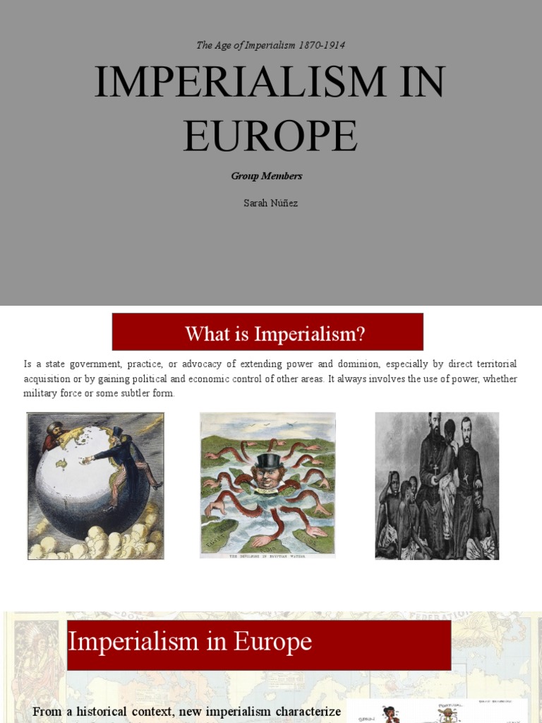 Imperialism in Europe: The Age of Imperialism 1870-1914 | PDF ...