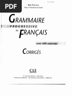 Grammaire Progressive Du Français Niveau Intermédiaire - Avec 600 ...