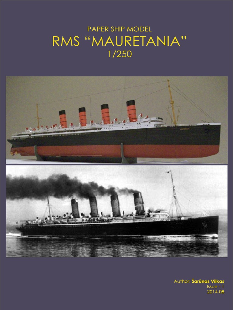 RMS Mauretania Issue-01 | PDF | Water Transport | Shipping