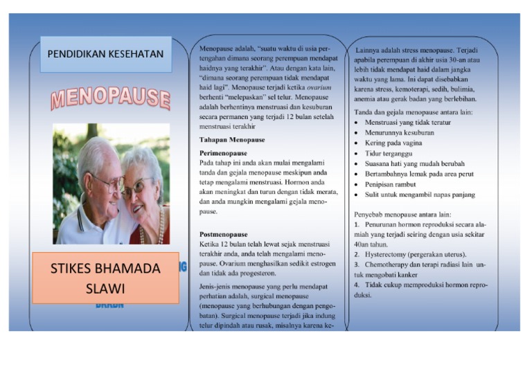 Leaflet Menopause | PDF