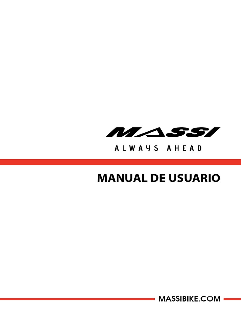Manual de Usuario MASSI | PDF | Neumático | Ejercicio aerobico