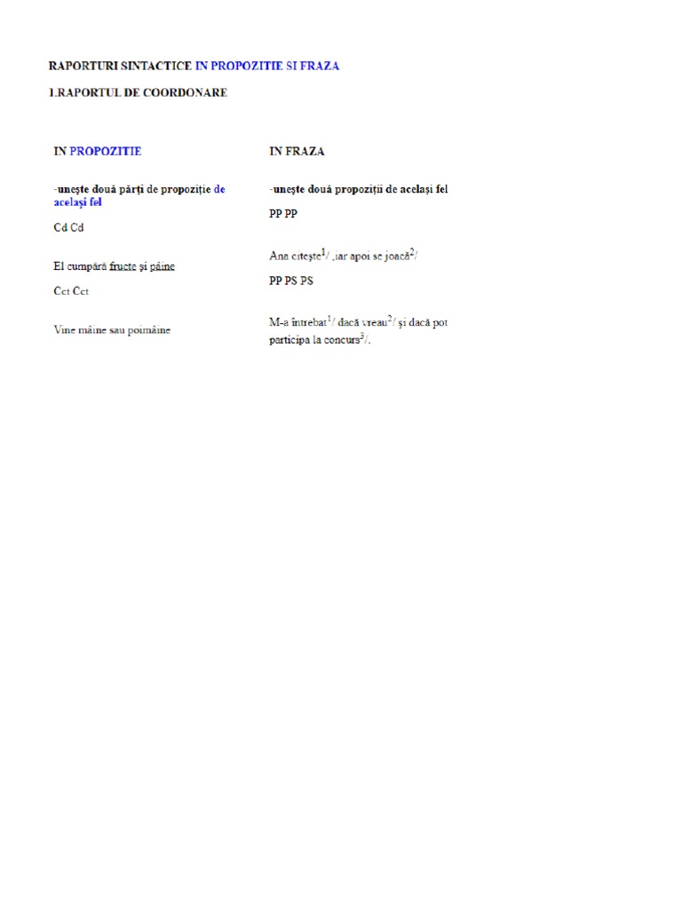 Raport de Coordonare | PDF