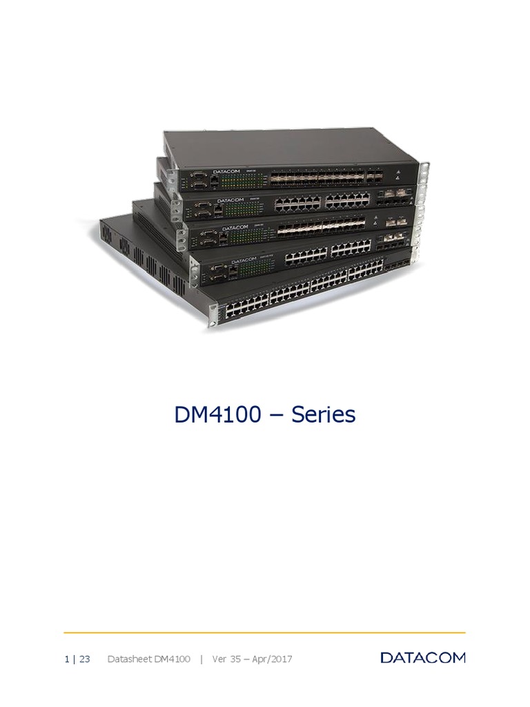 DM4100 - Series: Datasheet DM4100 - Ver 35 - Apr/2017 | PDF | I Pv6 ...