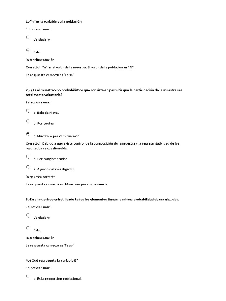 Examen Estadistica Aplicada | PDF | Muestreo (Estadísticas) | Intervalo de confianza