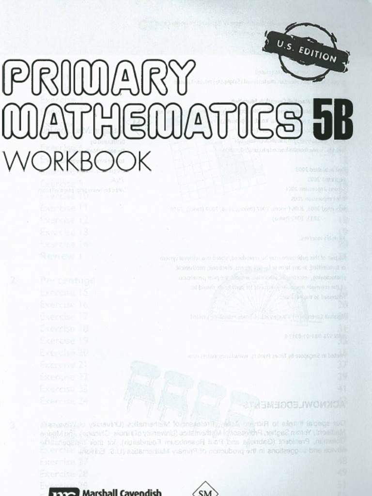 Singapore Math 5B Workbook | PDF