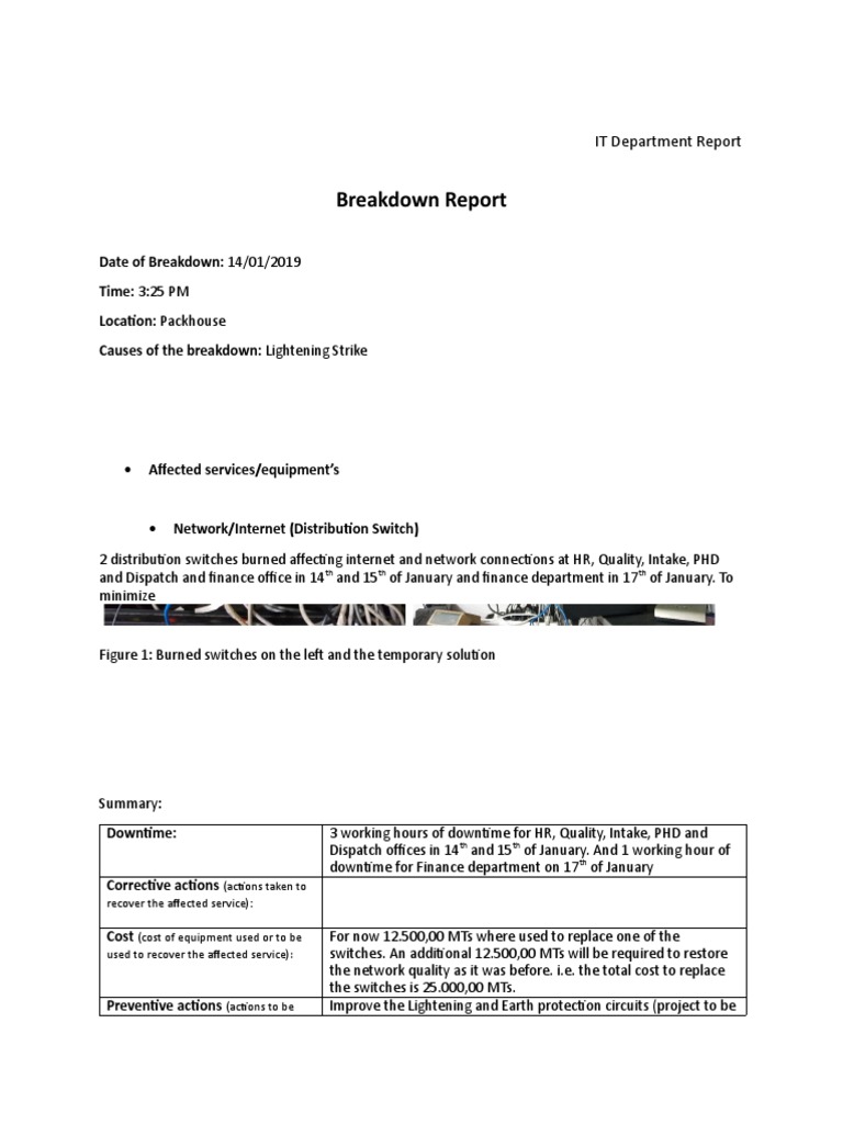 Breakdown Report | PDF | Electrical Engineering | Computing