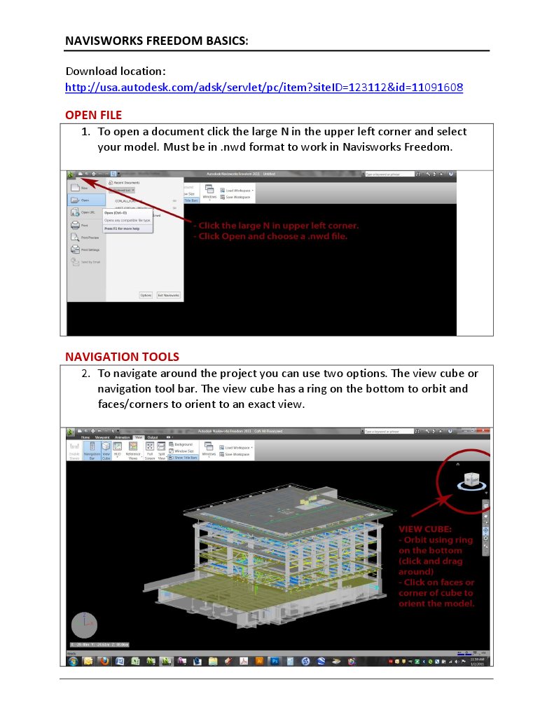 Navisworks Freedom Basics | PDF