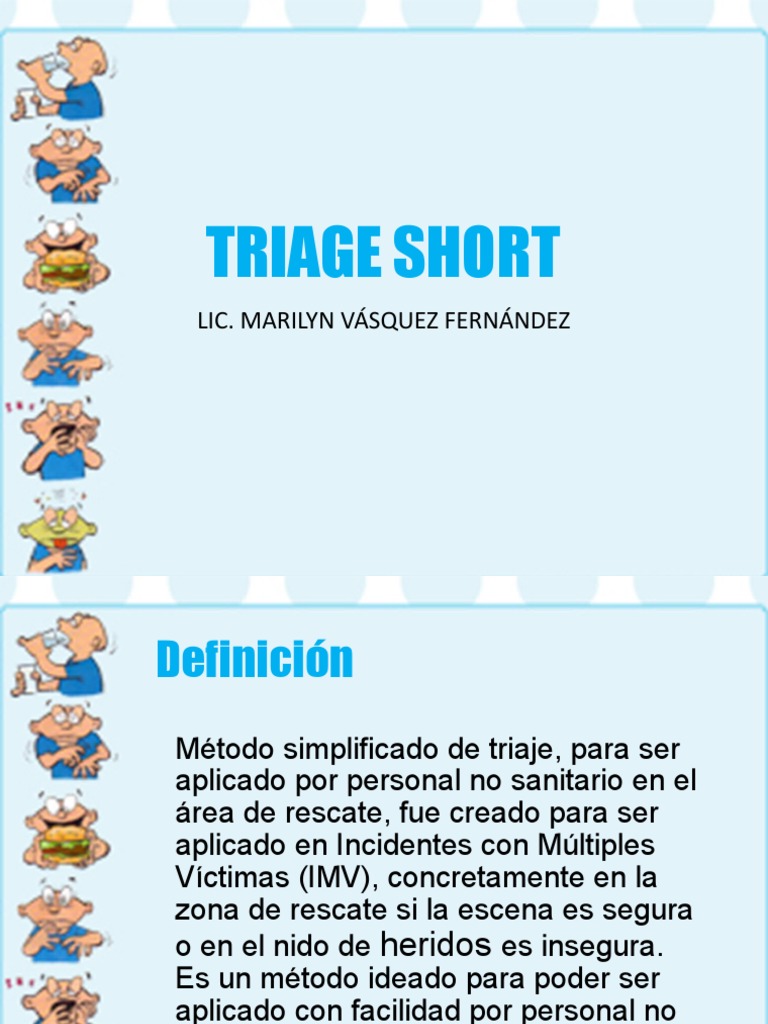 Sesión 7 Triage Short | PDF | Especialidades Medicas | Medicina CLINICA
