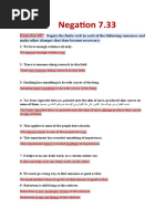 French Negation Practice Worksheet | PDF