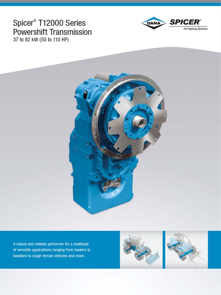 T12000 TransmissionSpecSht Web | PDF | Transmission (Mechanics ...