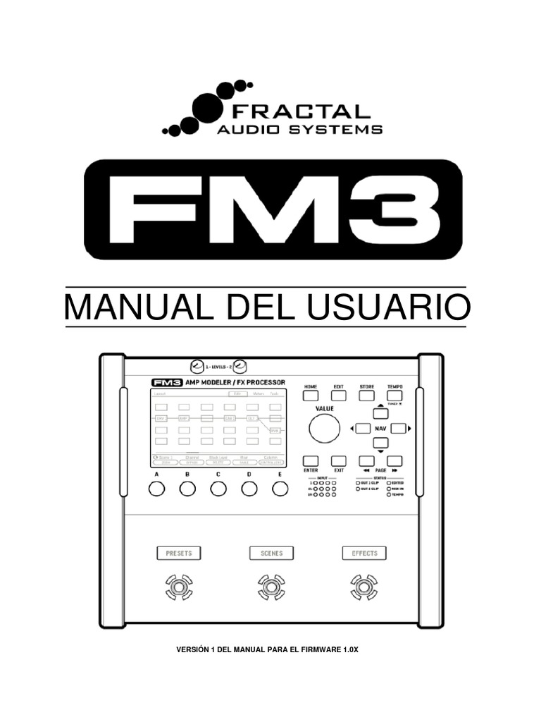 FM3 Manual-ES | PDF | Altoparlante | Guitarras
