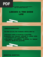 Chapter 7 - The Good Life (STS) | PDF | Science | Reality