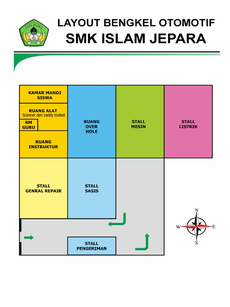 Layout Bengkel | PDF