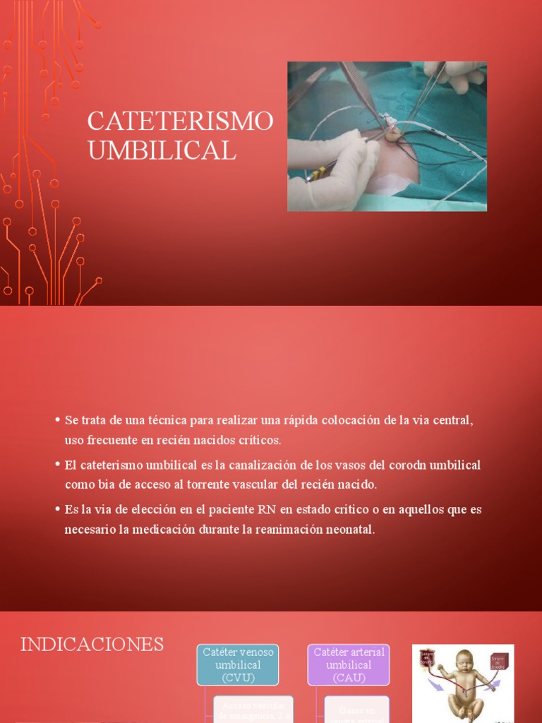 Cateterismo Umbilical Pdf Especialidades Medicas Medicina Clinica