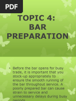 Bar Standard Operating Procedures Guide | PDF