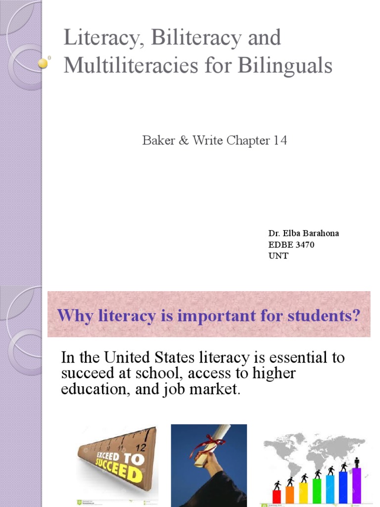 Baker & Wright Chapter 14 - Literacy, Biliteracy and Multiliteracies ...