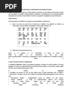 Ang Mga Pantig | PDF