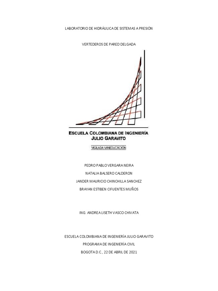 Vertedero Triangular | PDF | Descarga (hidrología) | Estadísticas
