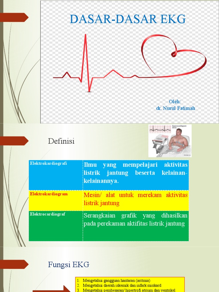 Dasar-Dasar Elektrokardiografi (EKG) | PDF