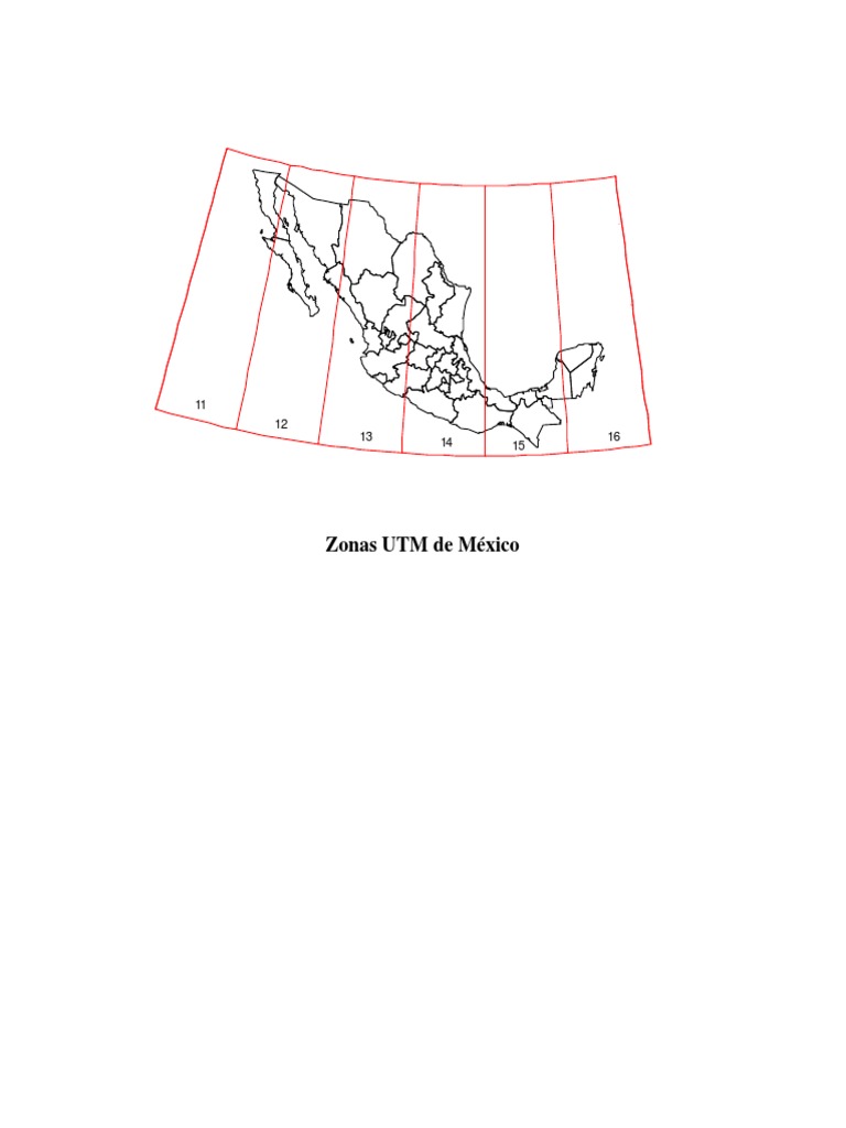 Proyec Map - Doc - Zonas Utm | PDF