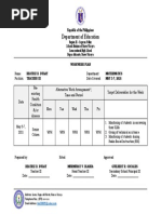 Action Plan Feeding Program | PDF | Malnutrition | Wellness