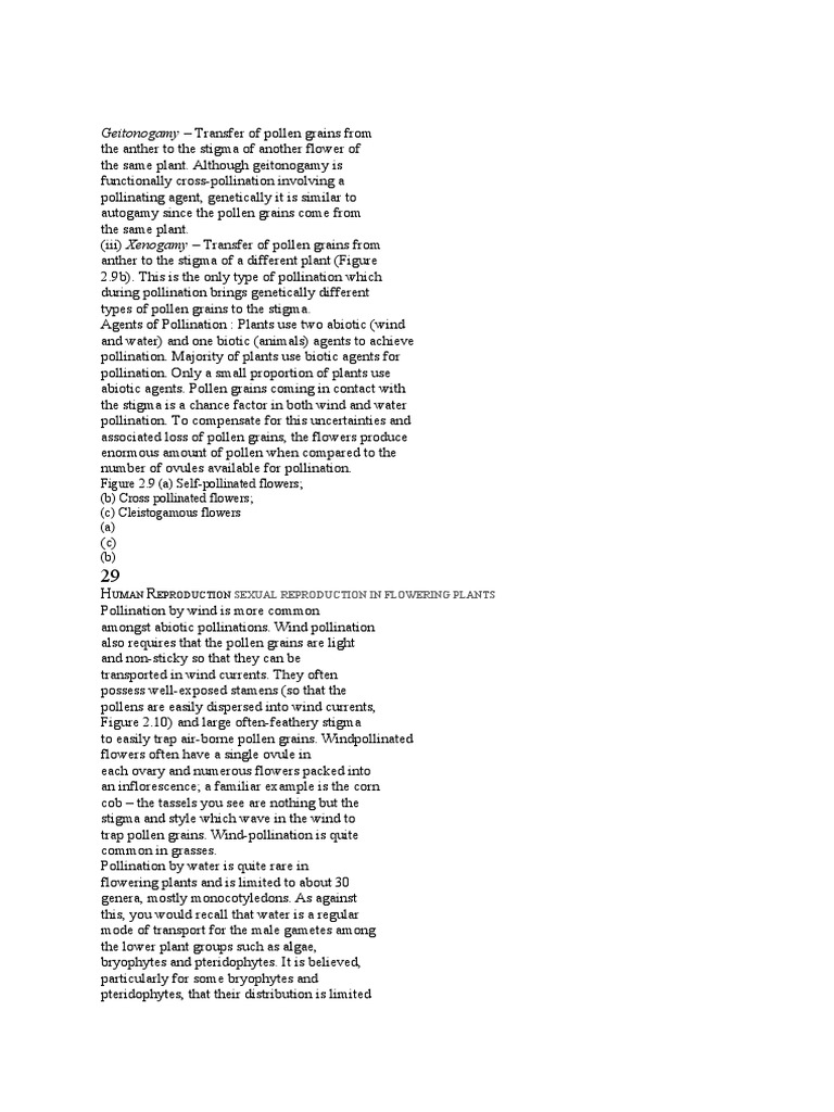 Pollination | PDF | Pollination | Flowers